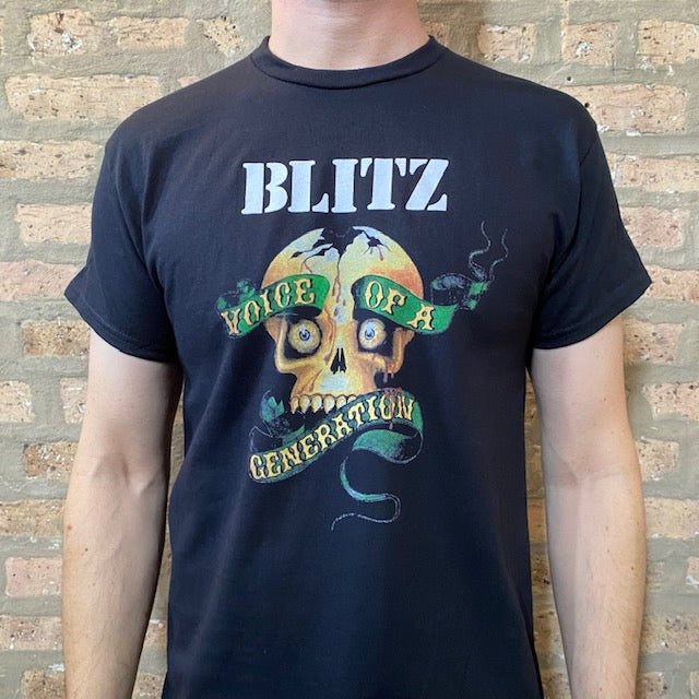 Blitz "All Out Attack" Tee Shirt | Anxious and Angry
