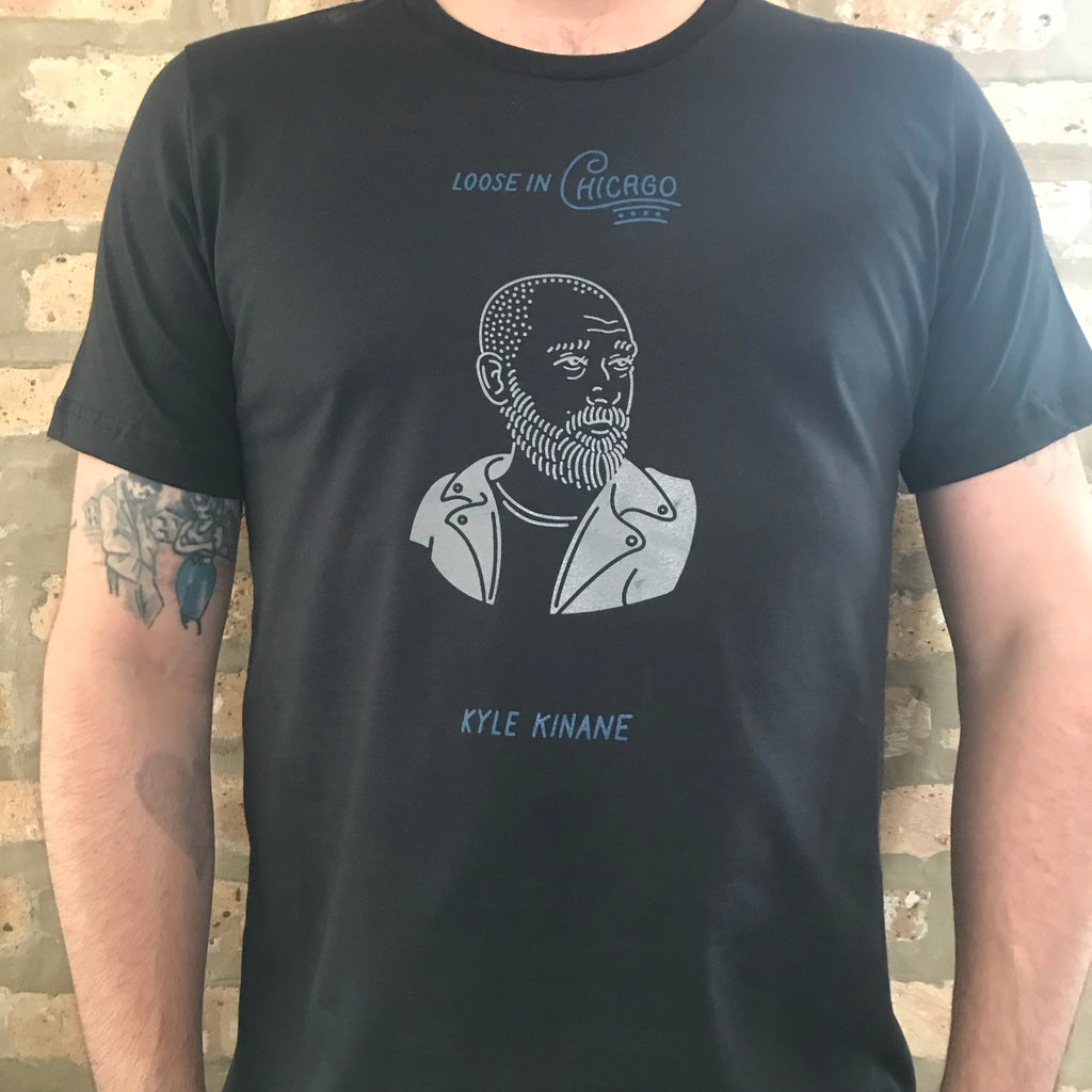 Kyle Kinane "Loose in Chicago" Black Tee Shirt | Anxious and Angry
